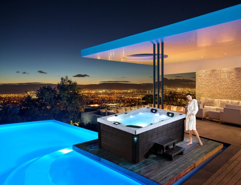 Masažni bazen SPA Lounge 7 - 230 x 230 x 88 cm - SUPERIOR | NIVETO Bazeni